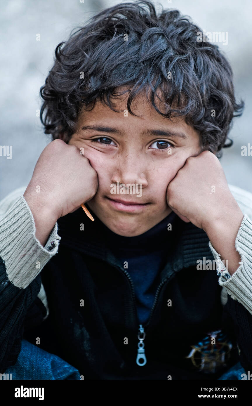 Ankara Turkey April 2008 portrait of young turkish boy Stock Photo - Alamy