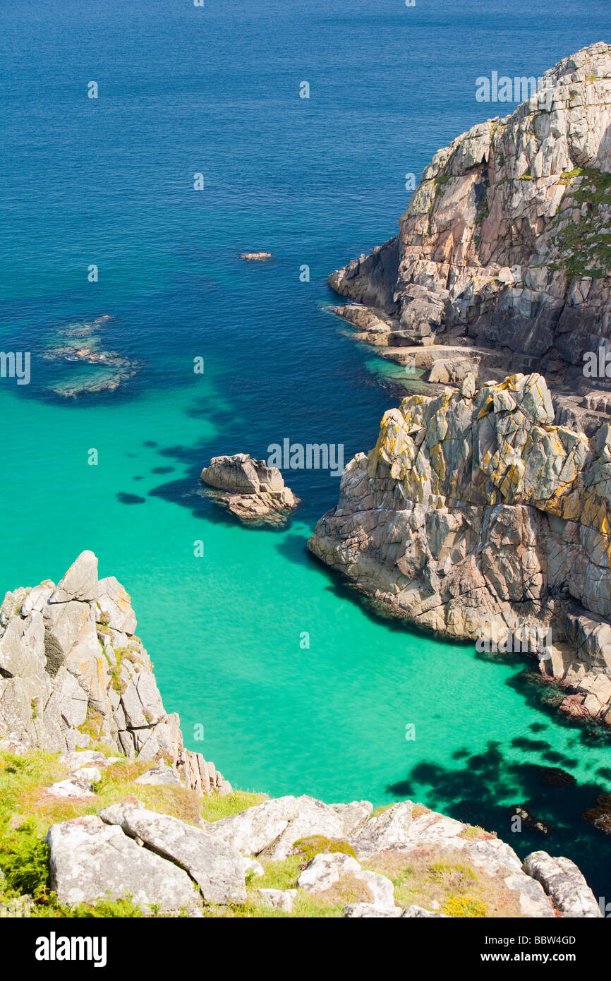 Cornish coastal scenery near Pendeen Cornwall UK Stock Photo - Alamy