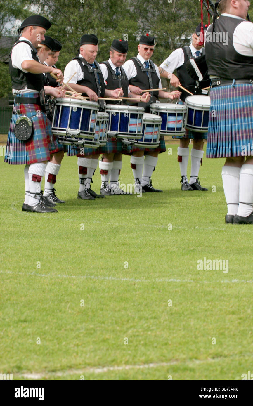 8th Innerleithen Pipe Band Championships - Scottish Borders Stock Photo ...