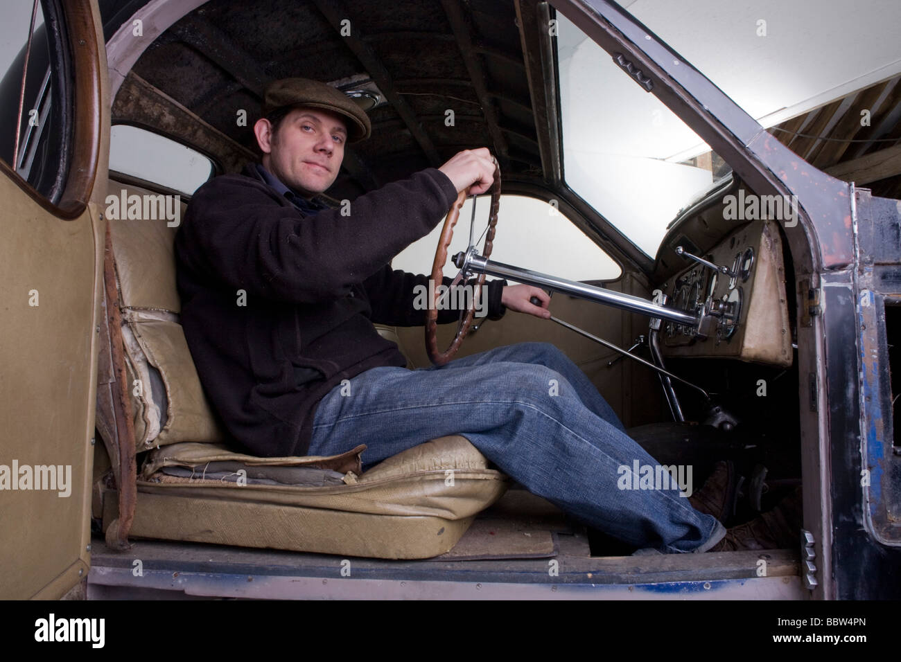 Classic car restorer nick benwell hi-res stock photography and images ...
