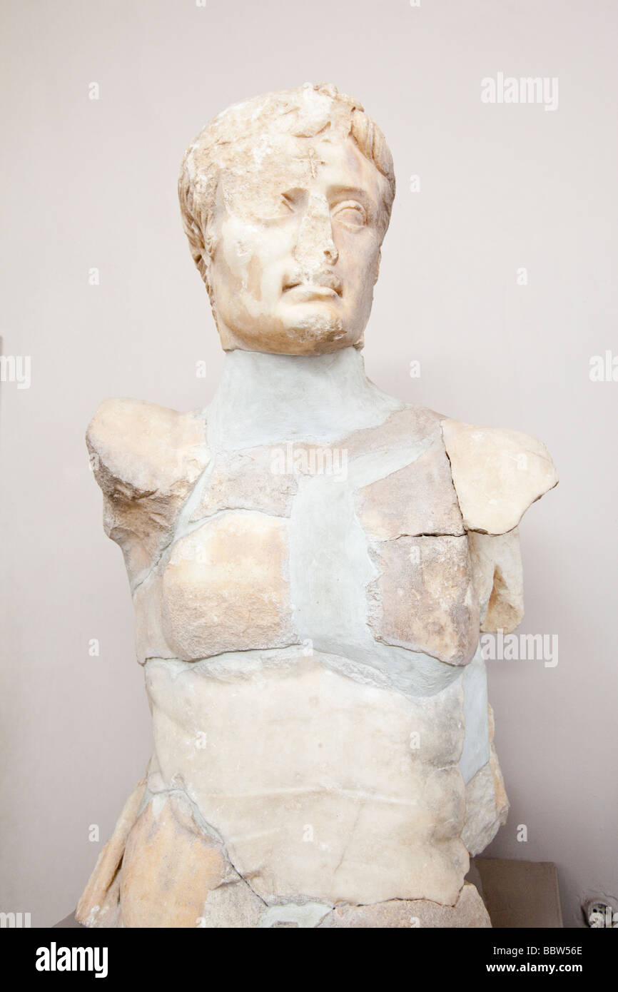 Damaged roman sculpture uncovered in Ephesus later sanctified by the ...