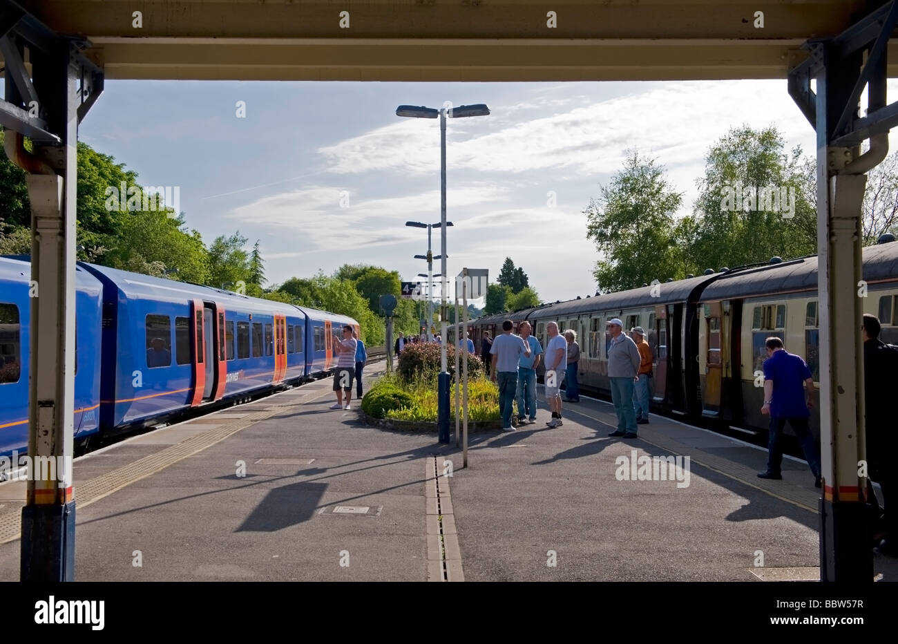 Haslemere Railway Station , Surrey, England, UK Looking South Stock ...