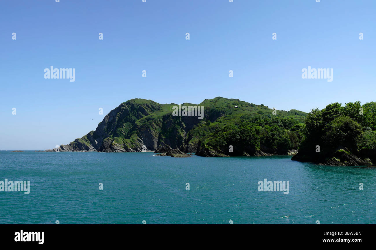 beacon point headland ilfracombe devon Stock Photo - Alamy