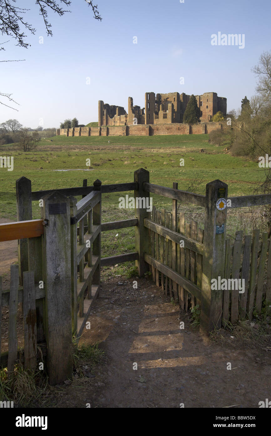kenilworth castle warwickshire the midlands england uk Stock Photo - Alamy