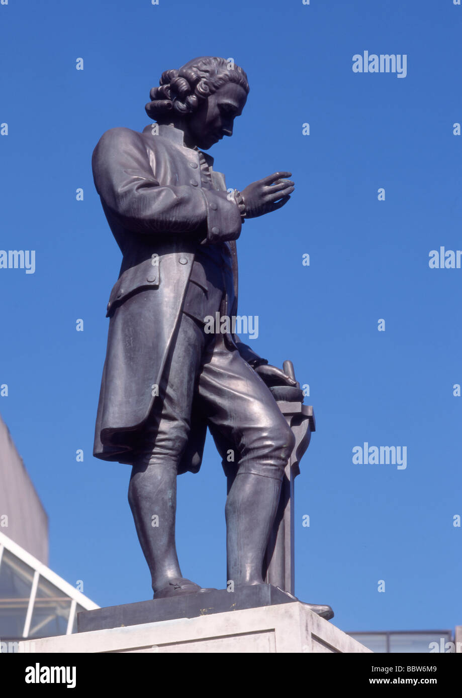 England Birmingham Joseph Priestley statue Stock Photo - Alamy