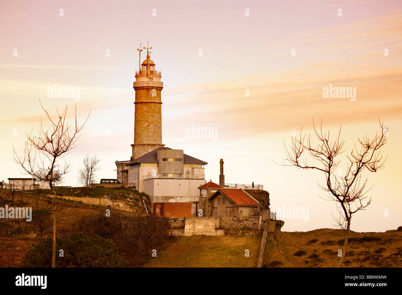 Lighthouse Cabo Mayor Santander Spain High Resolution Stock Photography ...
