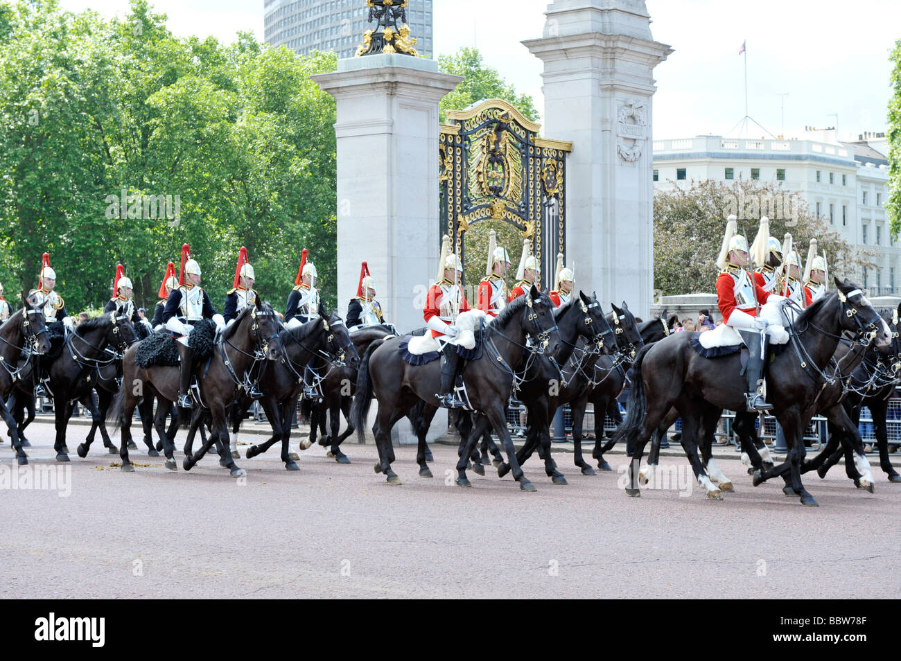 Trooping the colour parade in London, England Stock Photo - Alamy
