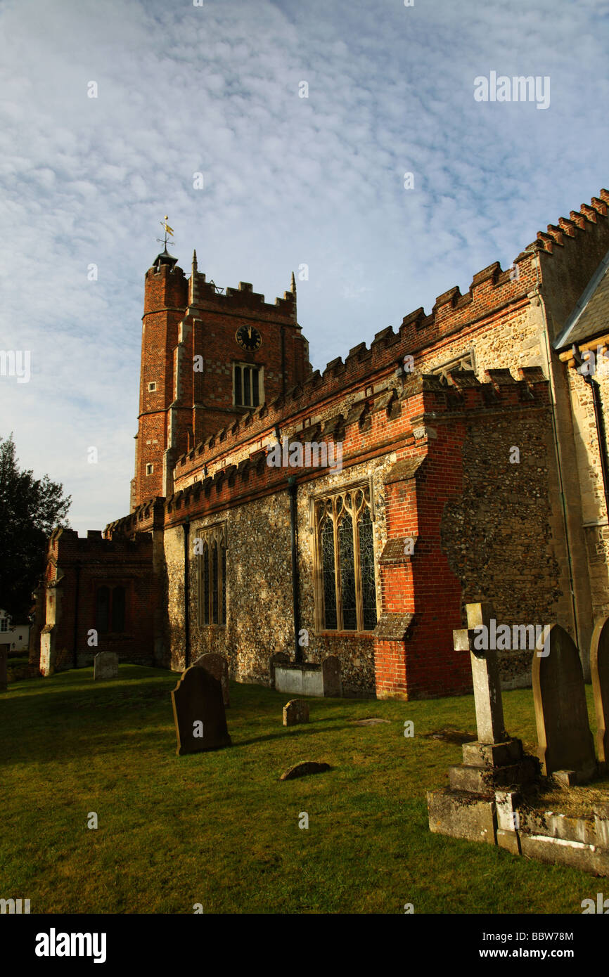 Church of St.Nicholas,Castle Hedingham,Essex Stock Photo - Alamy