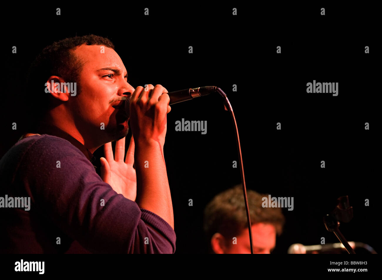 bryn christopher british r and b singer at gigbeth in birmingham 2008 ...