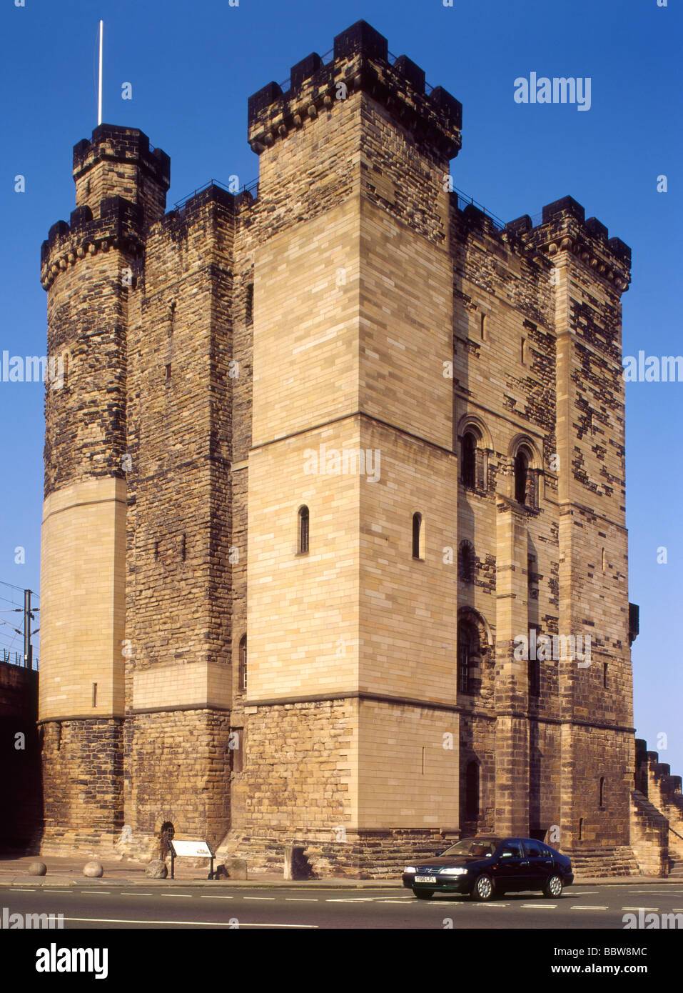 England Newcastle-Tyne castle keep Stock Photo - Alamy