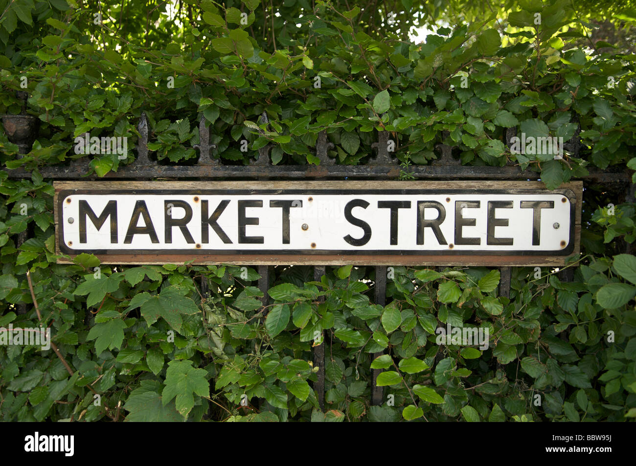 Market street sign hi-res stock photography and images - Alamy