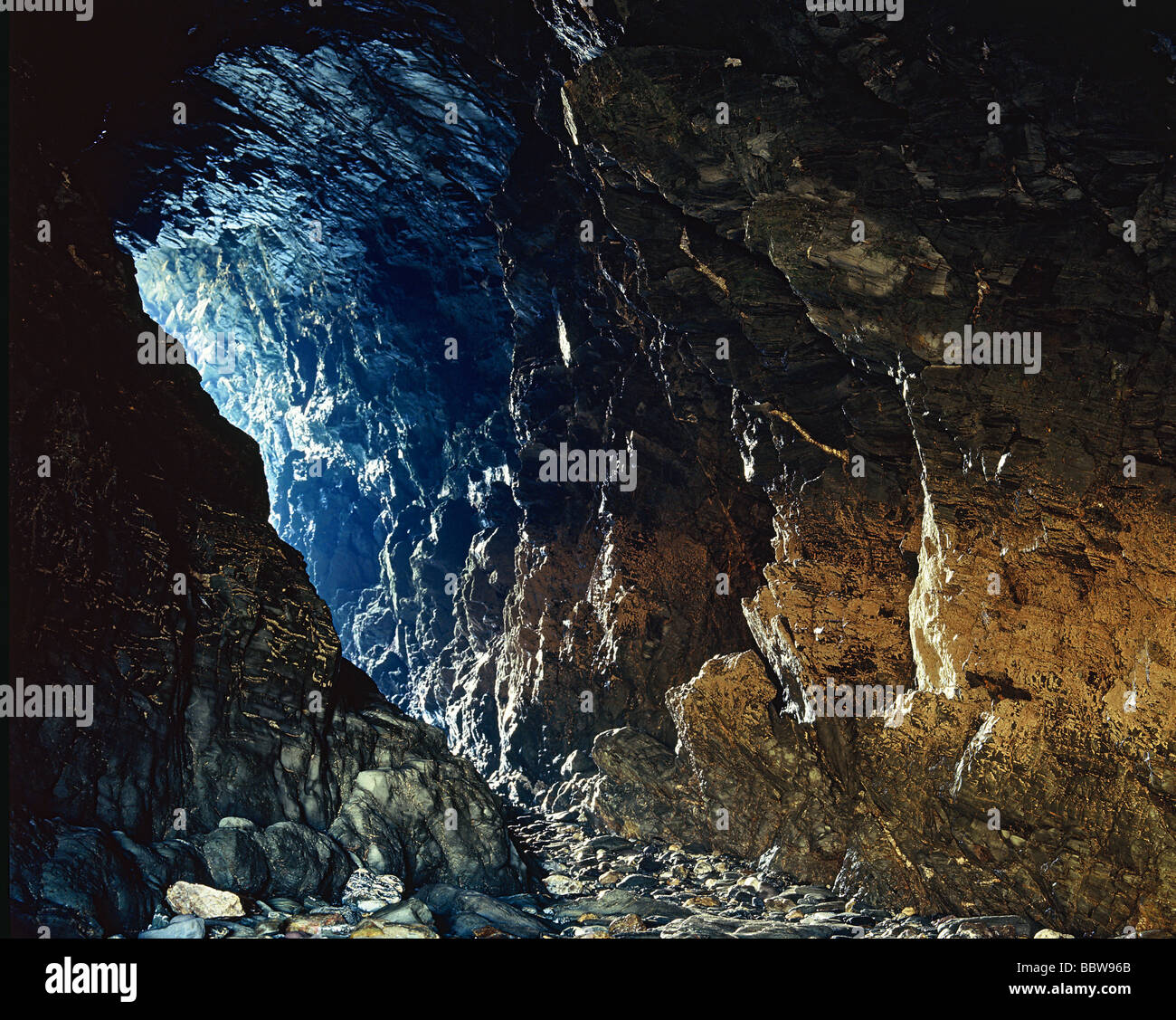 Merlin cave hi-res stock photography and images - Alamy