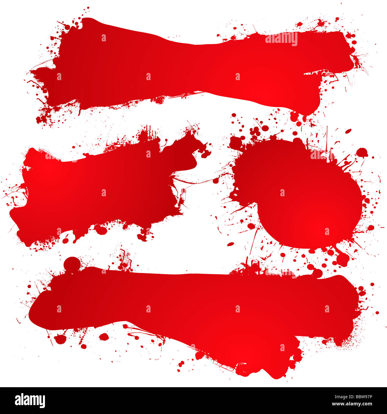 Blood red abstract icons with room to add your own text Stock Photo - Alamy