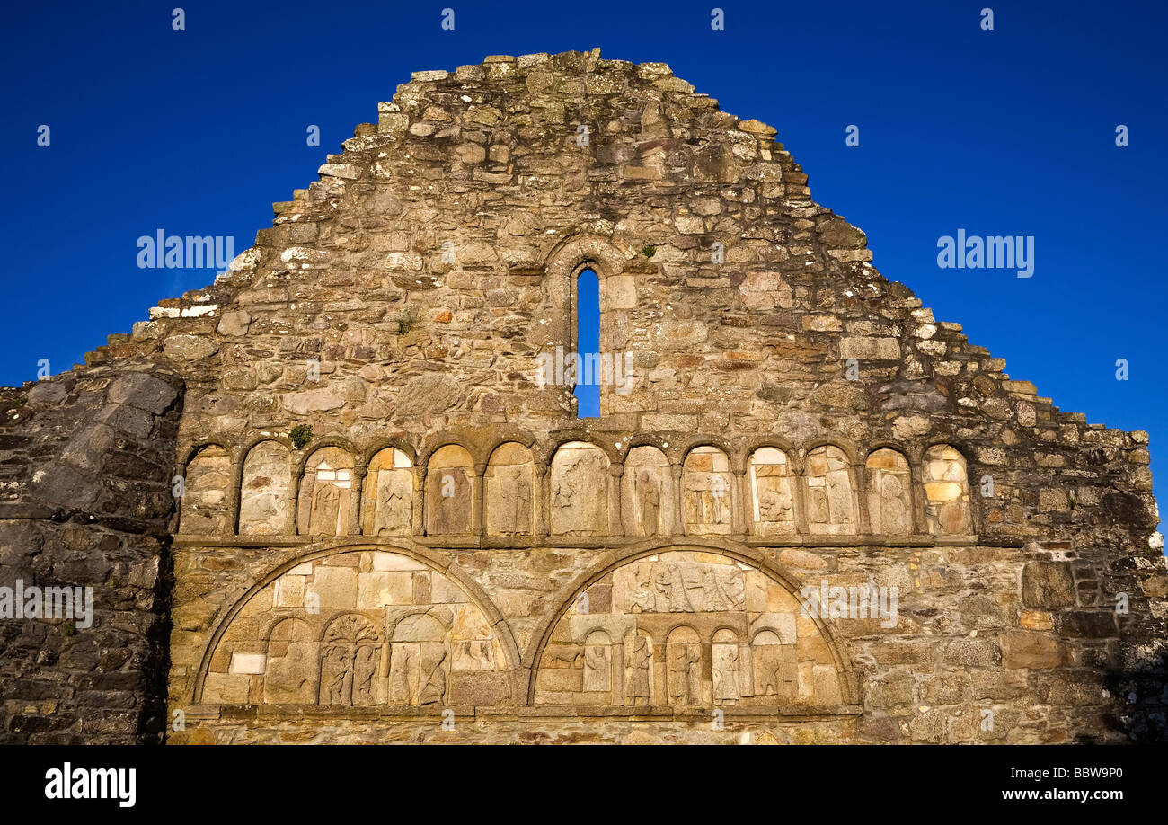 13th Century Romanesque Biblical Carvings on the Gable of St Declan's ...