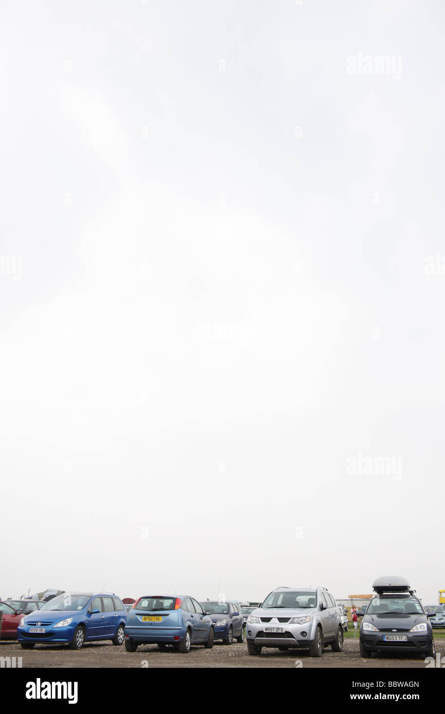 Outdoor Car Park Stock Photo - Alamy