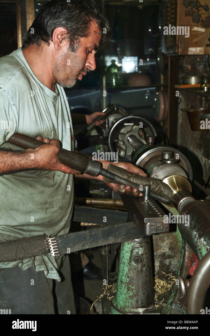 Turning lathe hi-res stock photography and images - Alamy