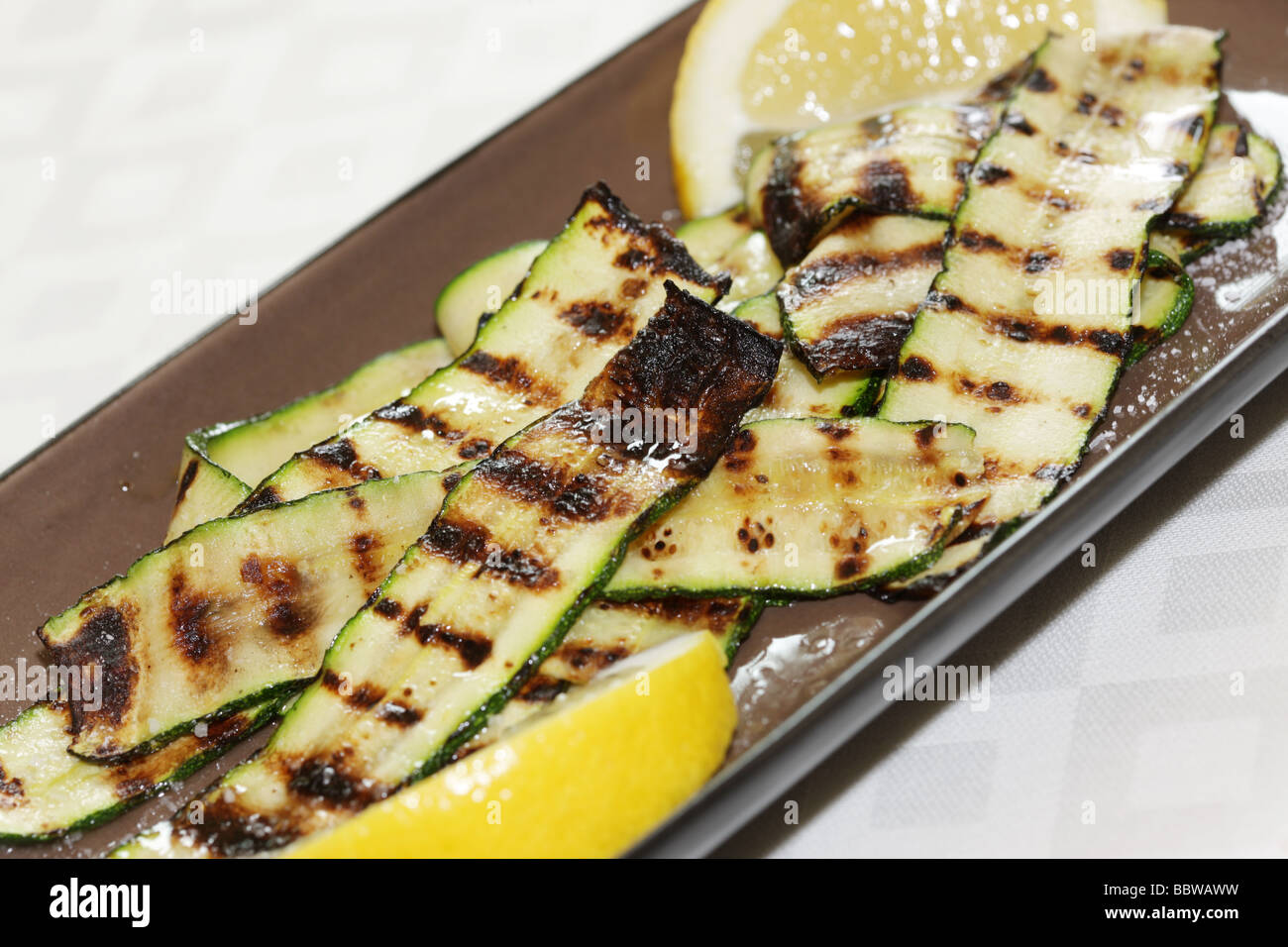 Griddled courgette hi-res stock photography and images - Alamy