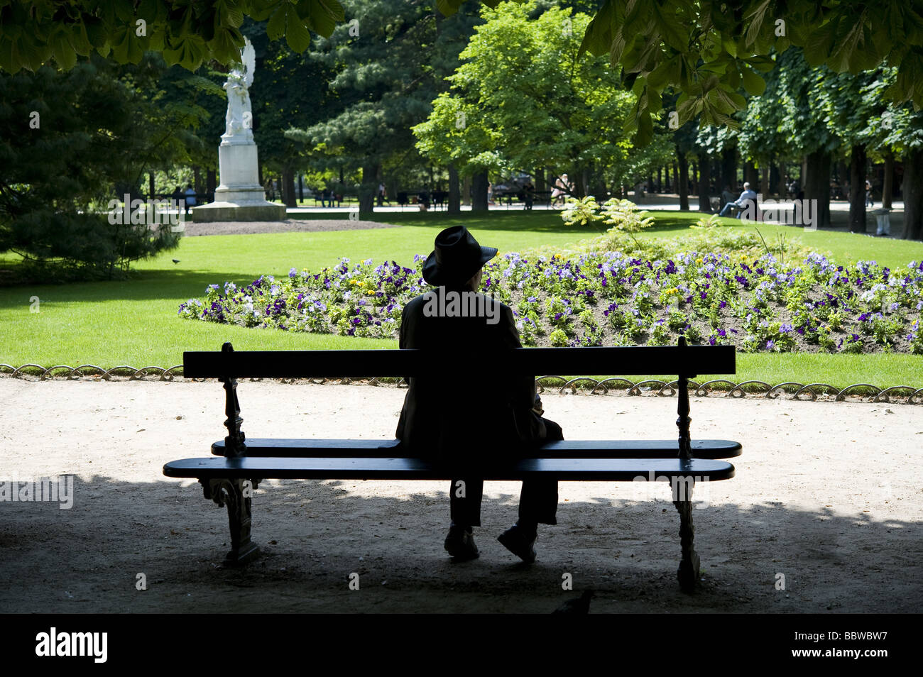 Paris Jardin de Luxembourg Stock Photo - Alamy