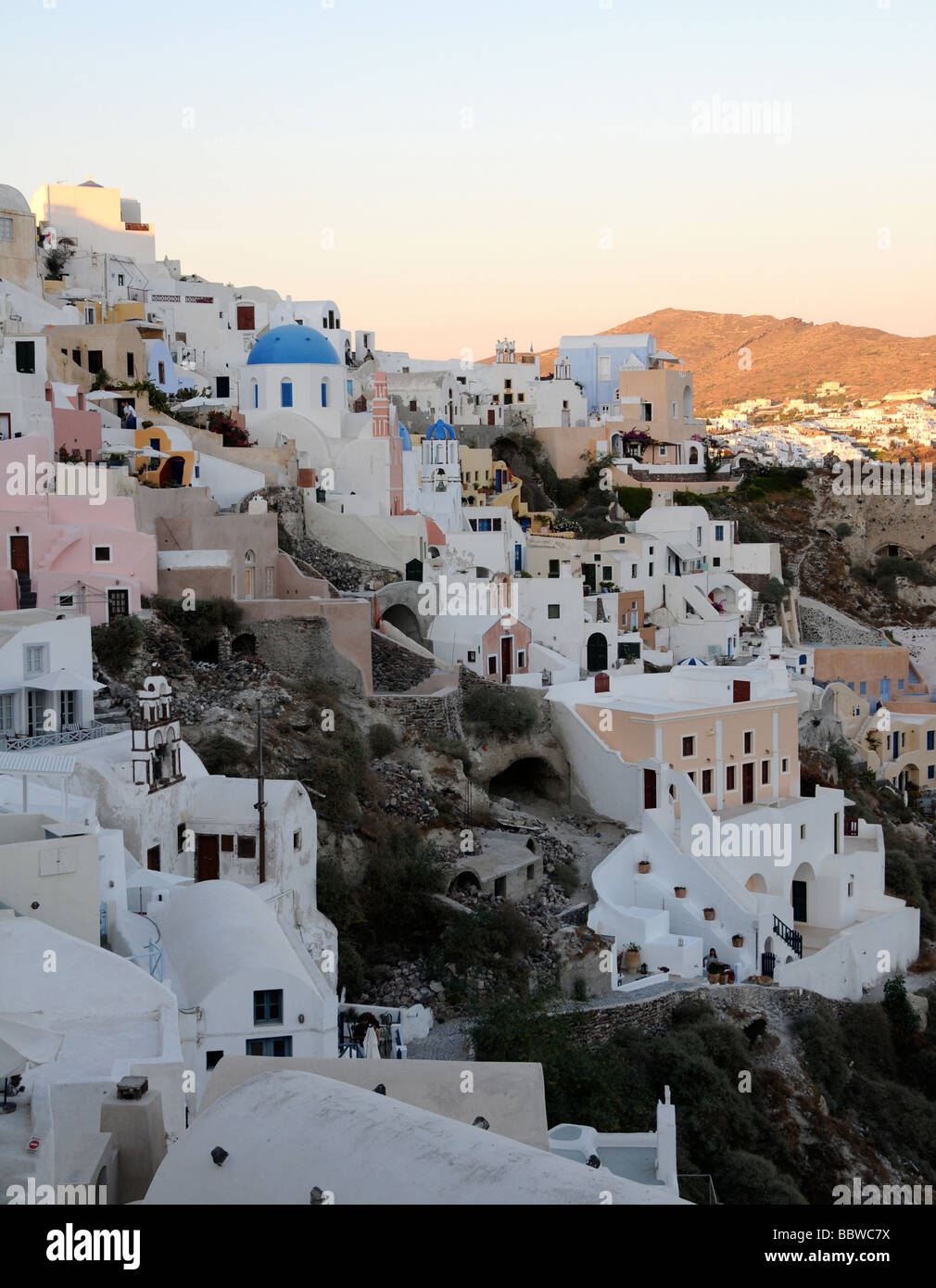 Oia at Sunset Stock Photo - Alamy