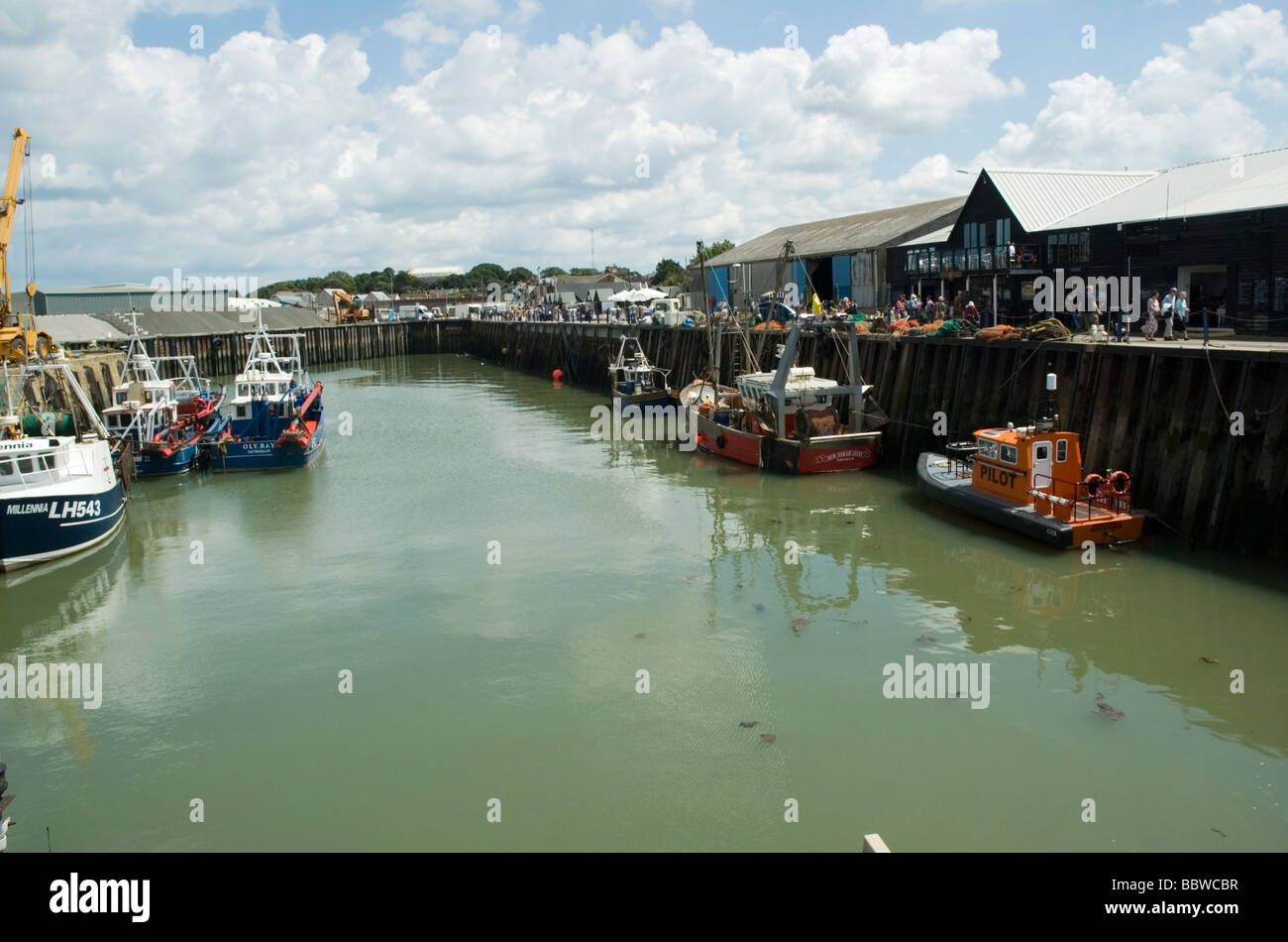 Whitstable Harbour, Kent, England Stock Photo - Alamy