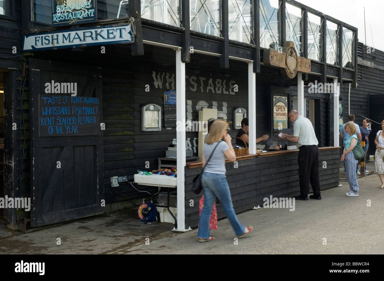 Whitstable fish market, Kent, England Stock Photo - Alamy