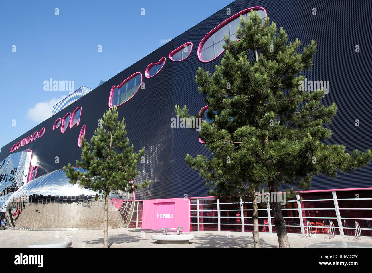 A view of The Public building designed by architect Will Alsop in West ...