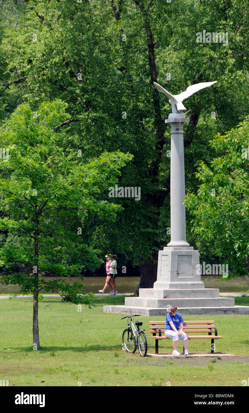 Fox River Trail in Batavia Illinois USA Stock Photo - Alamy