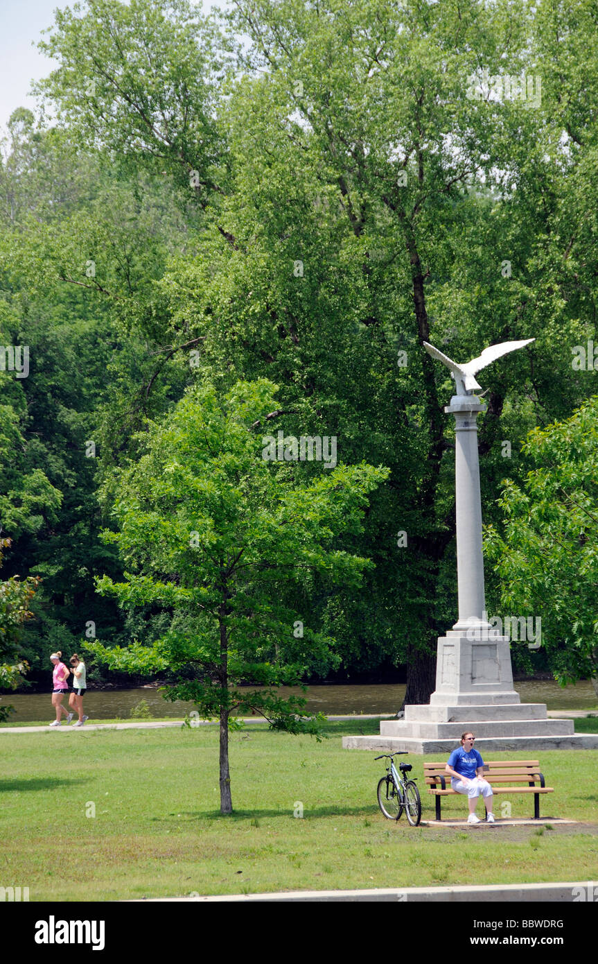Fox River Trail in Batavia Illinois USA Stock Photo - Alamy
