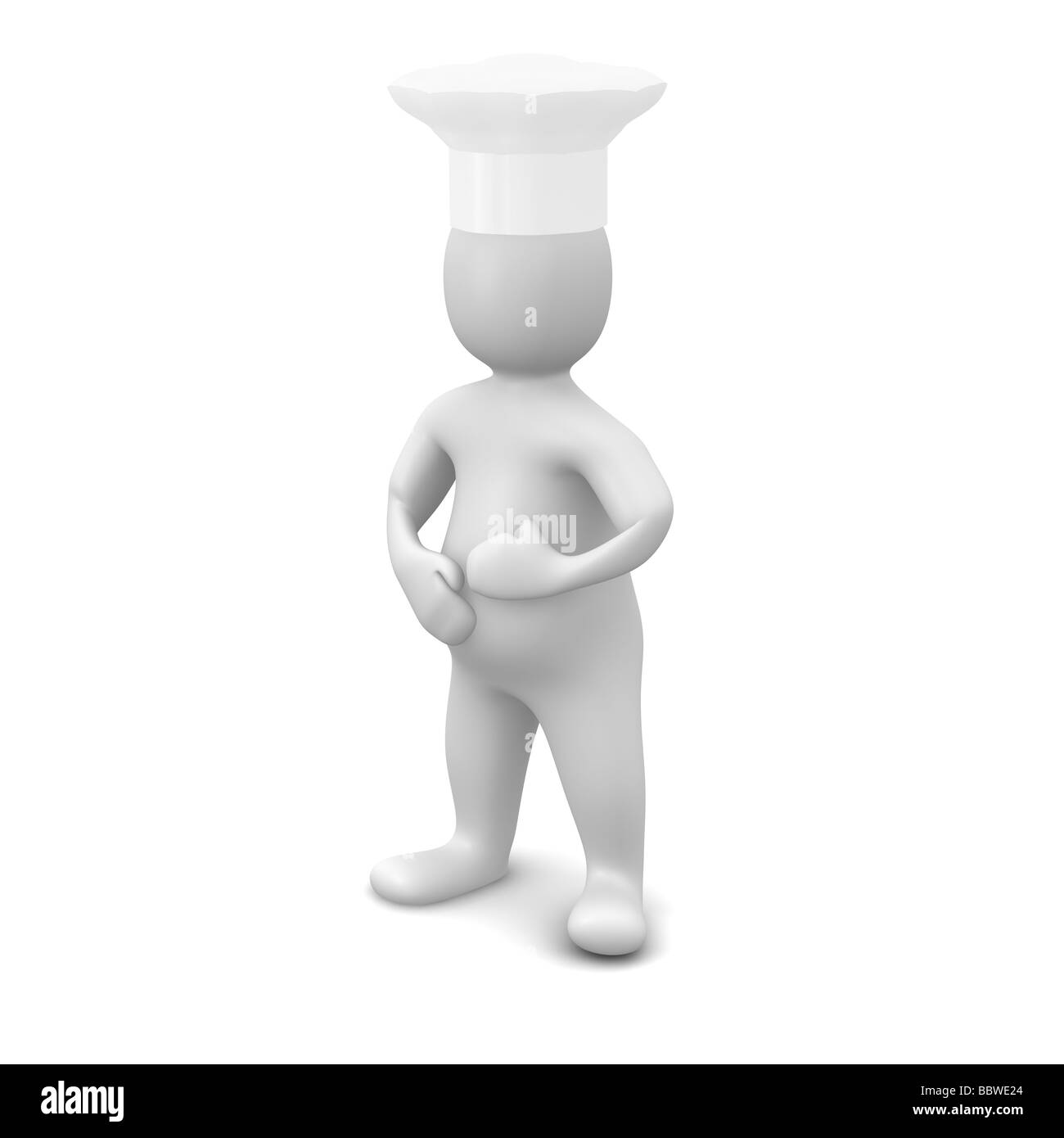 Fat man cooking Black and White Stock Photos & Images - Alamy