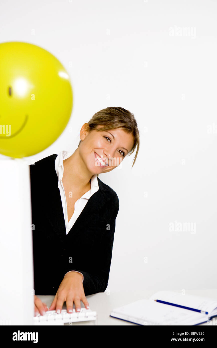 Computer keyboard smiley face hi-res stock photography and images - Alamy