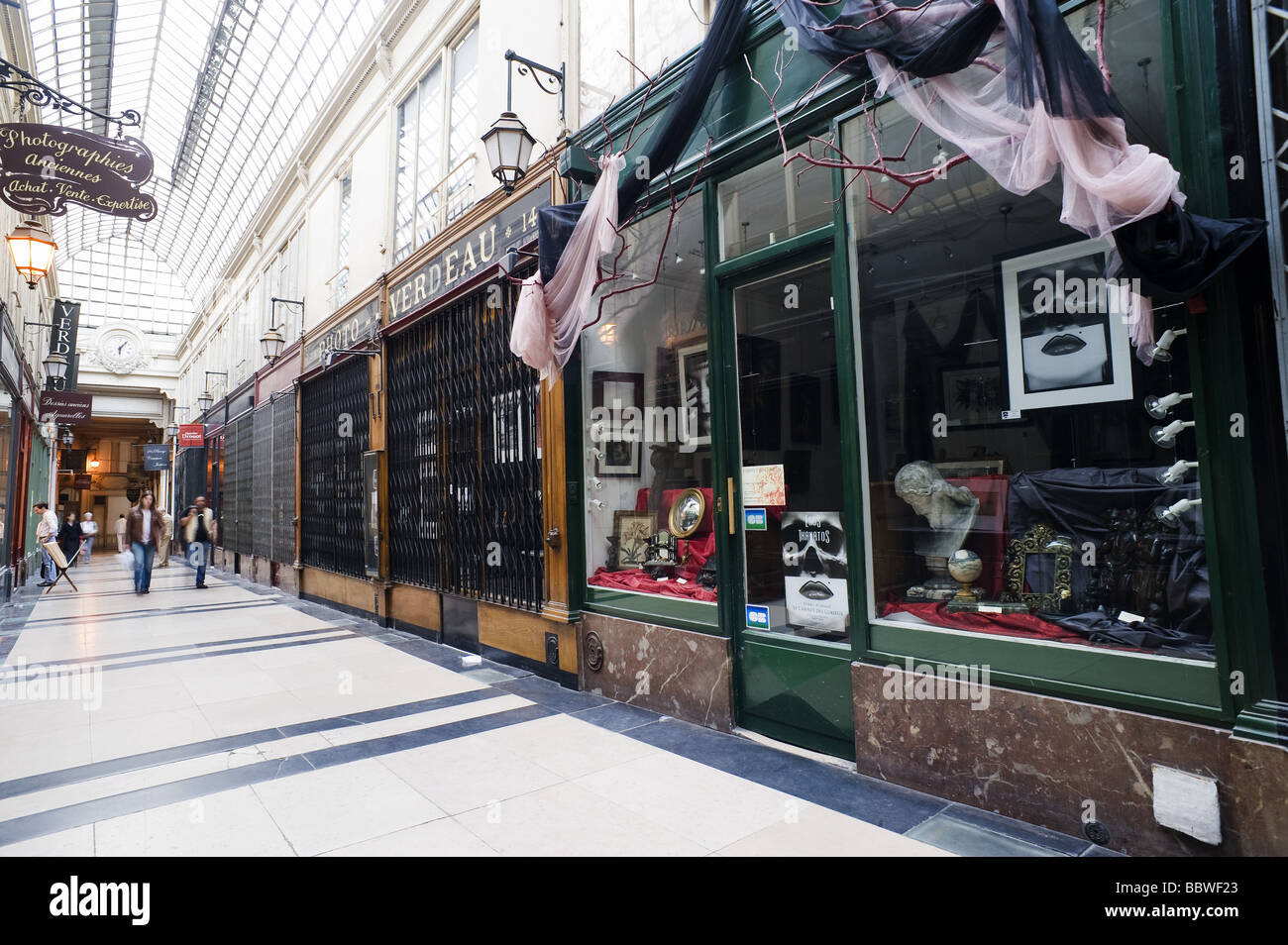 Paris Passage Verdeau Cabinet des Curieux Stock Photo - Alamy