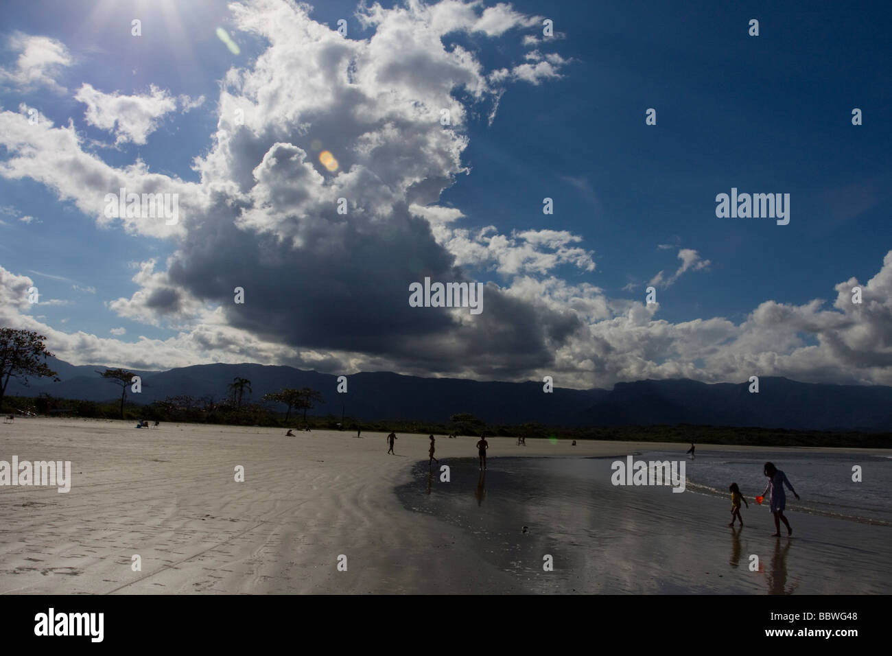 Bertioga Beach, São Paulo Stock Photo - Alamy