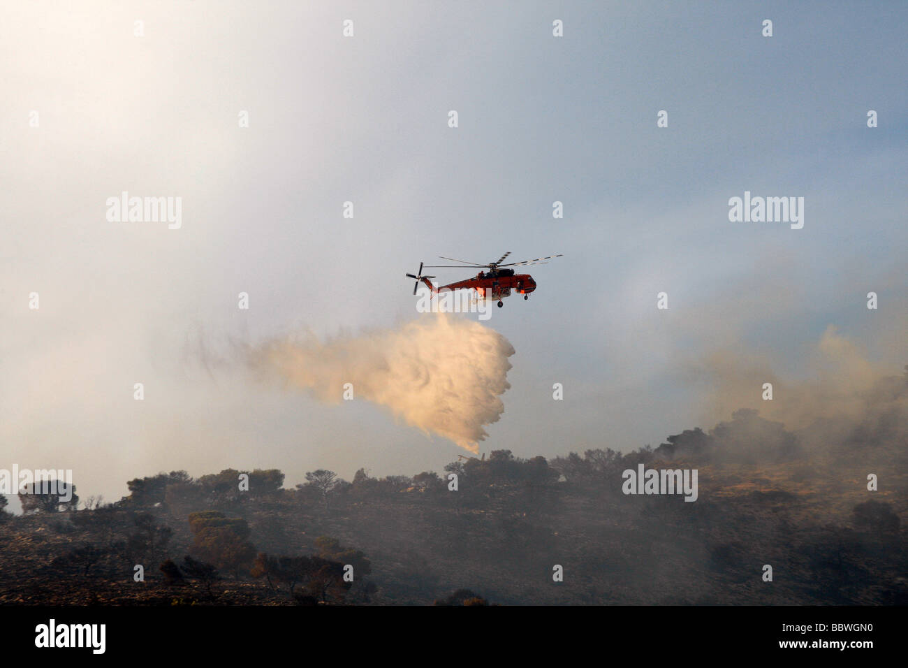 Firefighting Helicopter Erickson Stock Photo - Alamy
