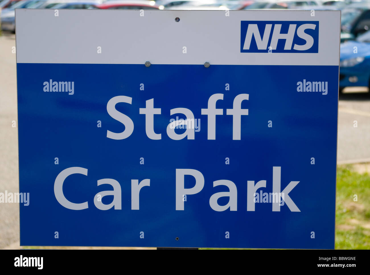 Nhs car park hi-res stock photography and images - Alamy