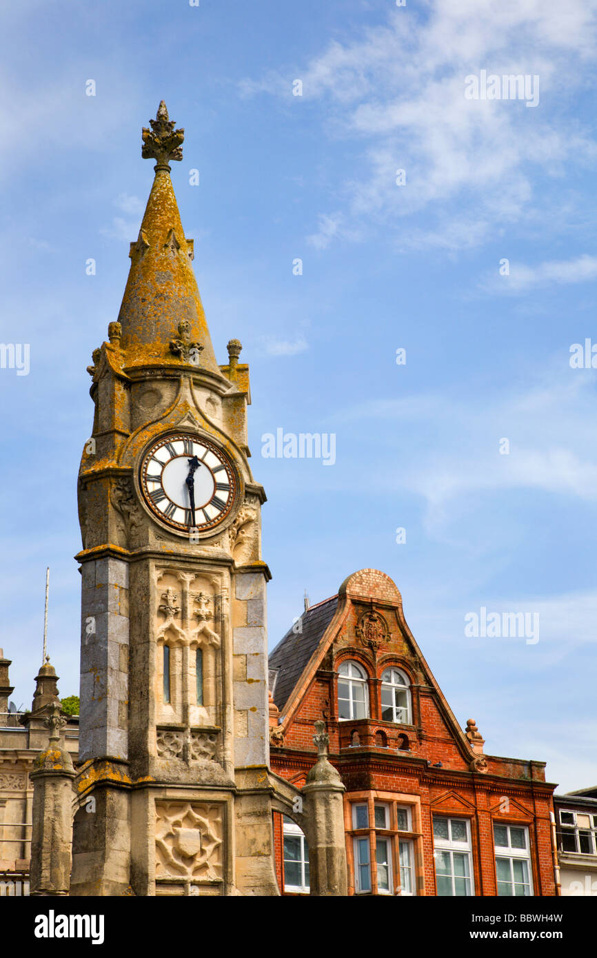 Clock Tower Torquay Devon England Stock Photo - Alamy