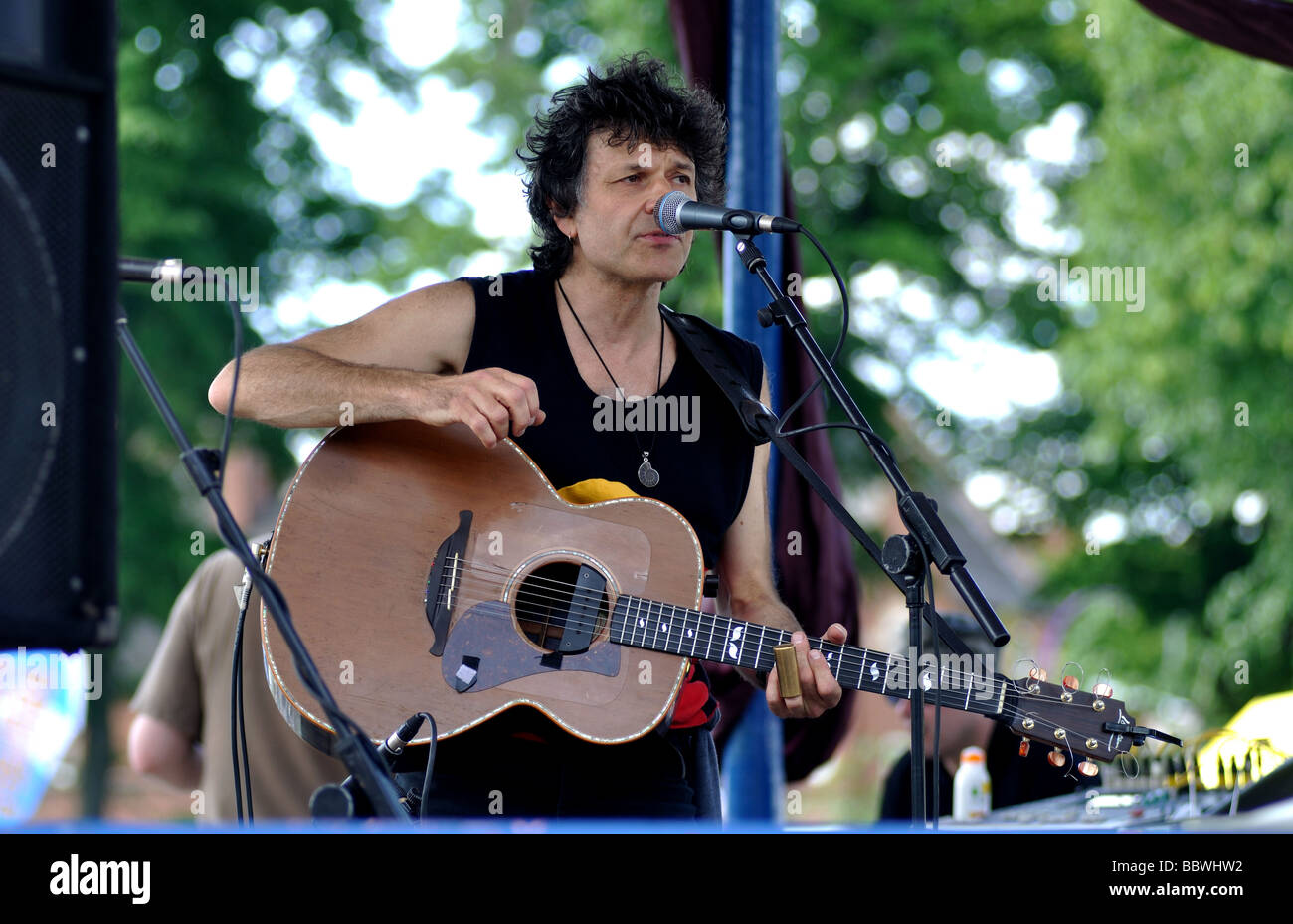 Rory McLeod at Leamington Peace Festival, UK Stock Photo - Alamy