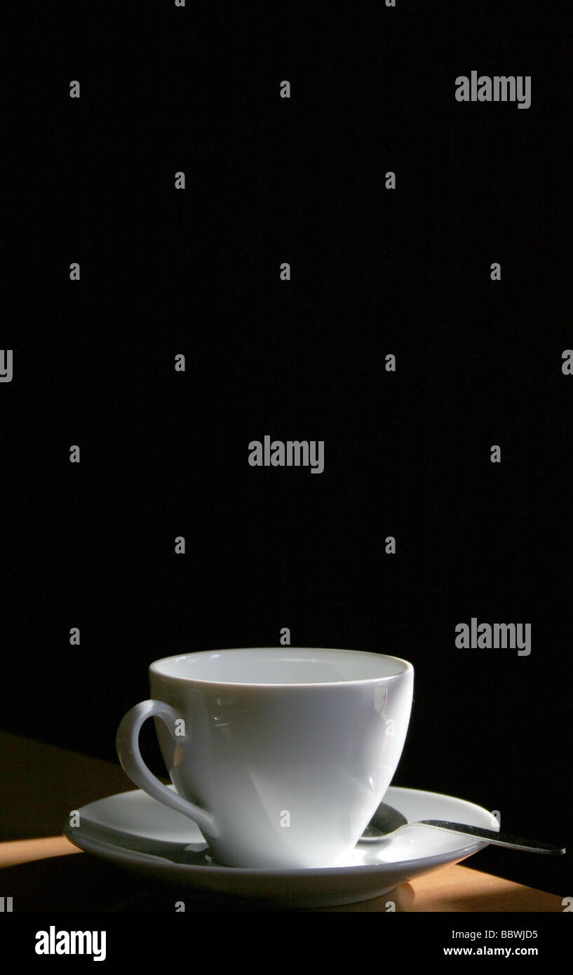 Plain cup and saucer hi-res stock photography and images - Alamy