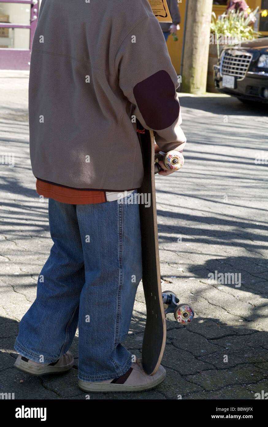 Skateboarder in Vancouver, British Columbia, Canada Stock Photo - Alamy