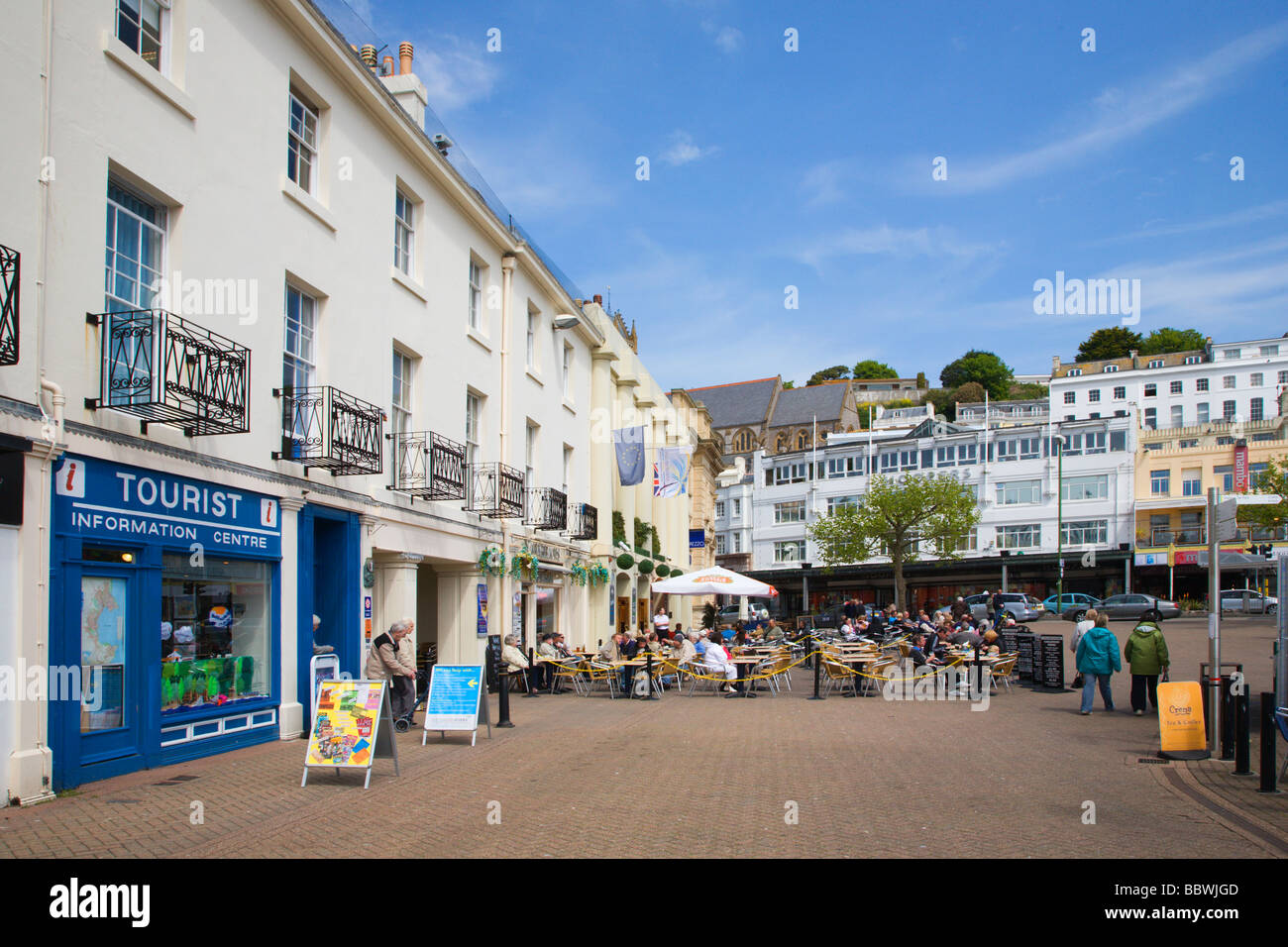 Tourist Information Centre Torquay Devon England Stock Photo - Alamy