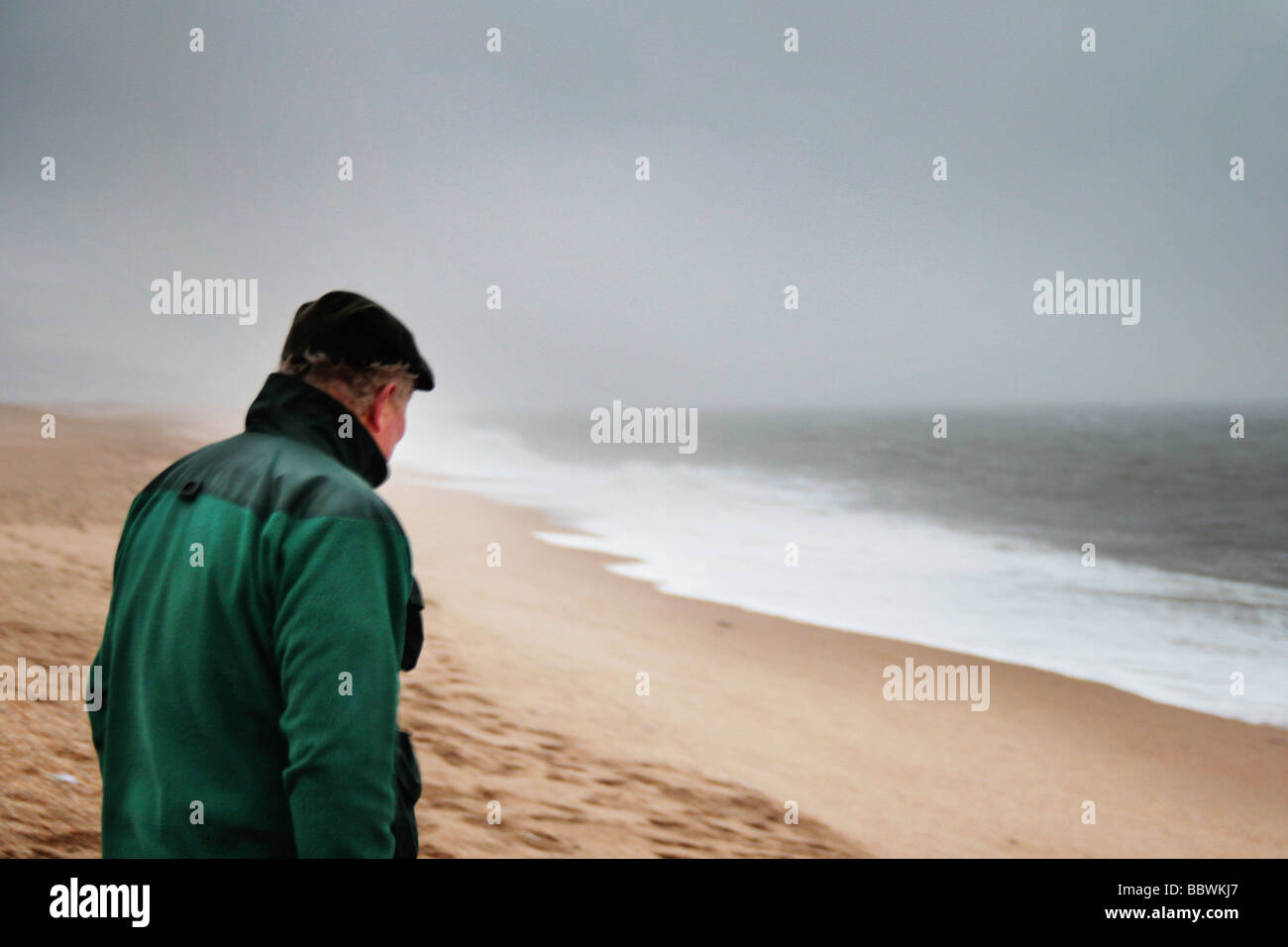 man looking at the sea Stock Photo - Alamy