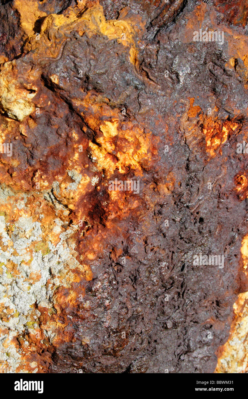 Natural rust patterns in iron Stock Photo - Alamy