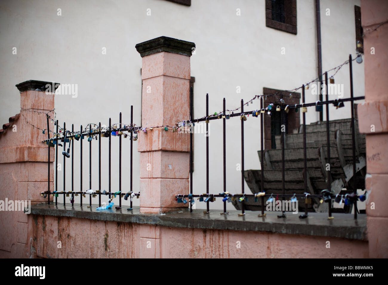 Lock bridge in Prague, Czech Republic Stock Photo - Alamy