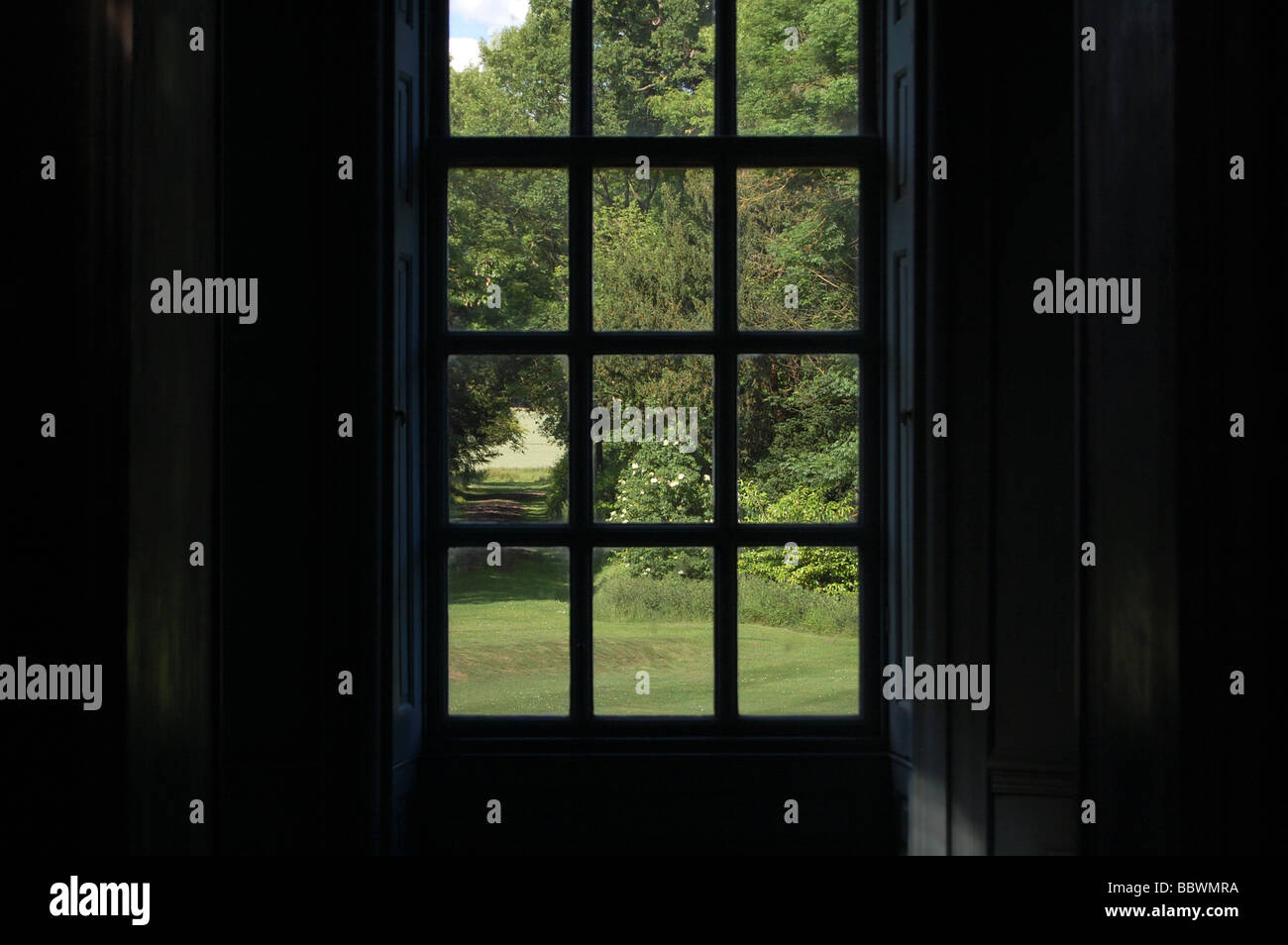 Country house window view hi-res stock photography and images - Alamy