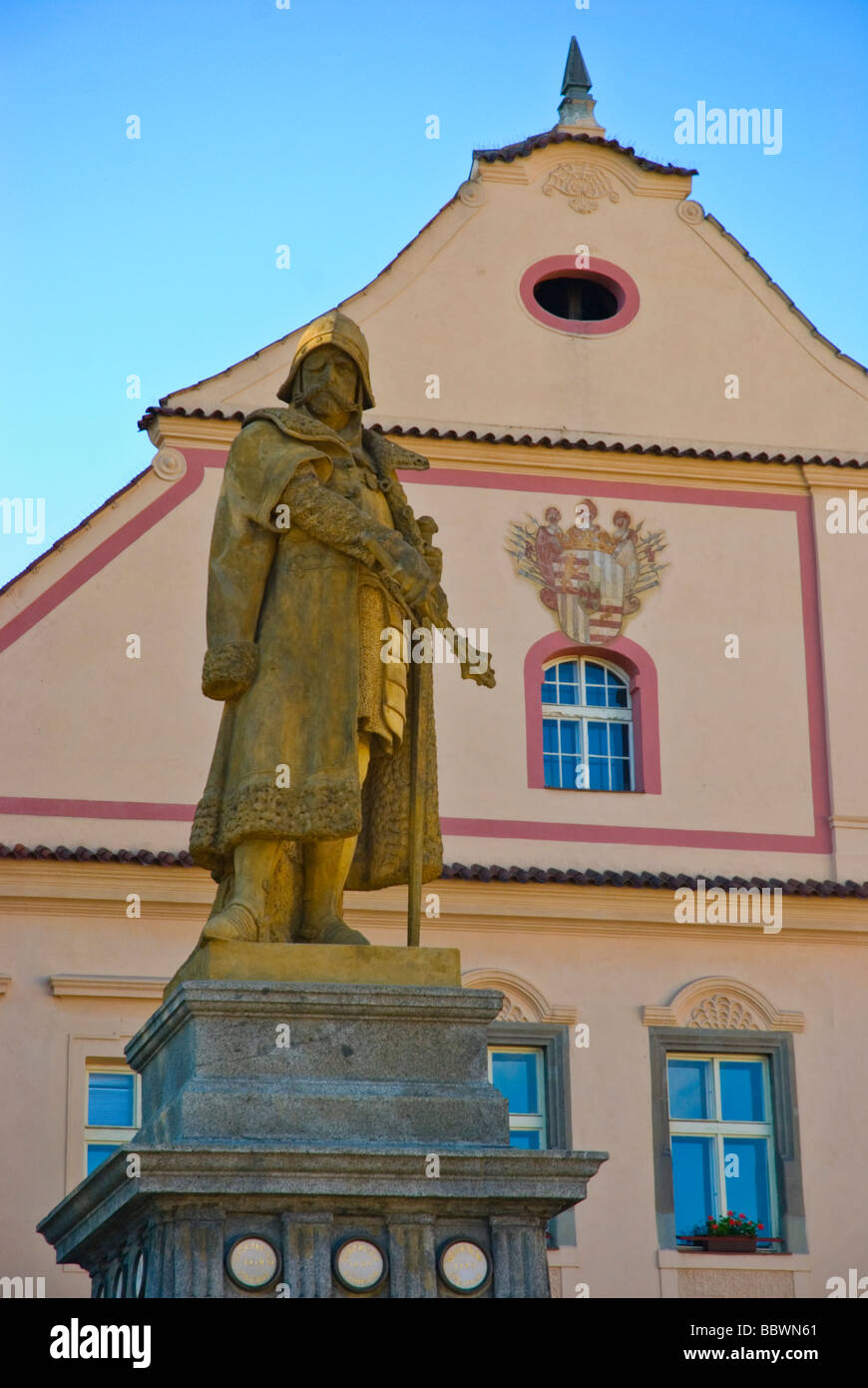 Jan Zizkov statue in Tabor Czech Republic Europe Stock Photo - Alamy