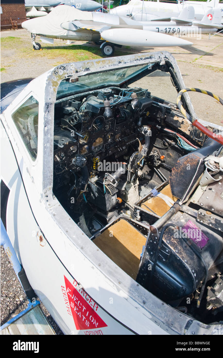 De havilland vampire cockpit hi-res stock photography and images - Alamy