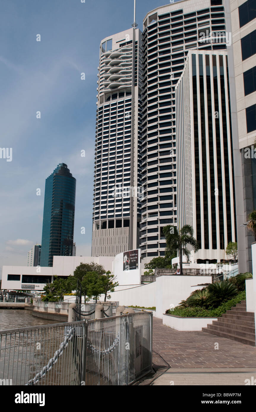 High rise tower blocks at Riverside Brisbane Queensland Australia Stock ...