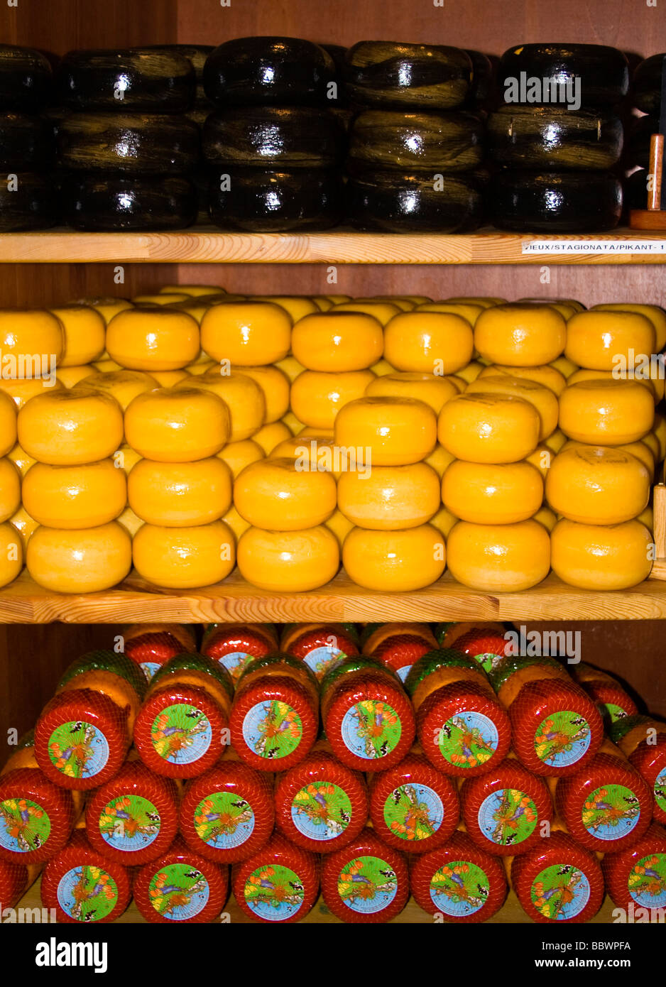 Stacked Dutch Cheeses High Resolution Stock Photography and Images - Alamy