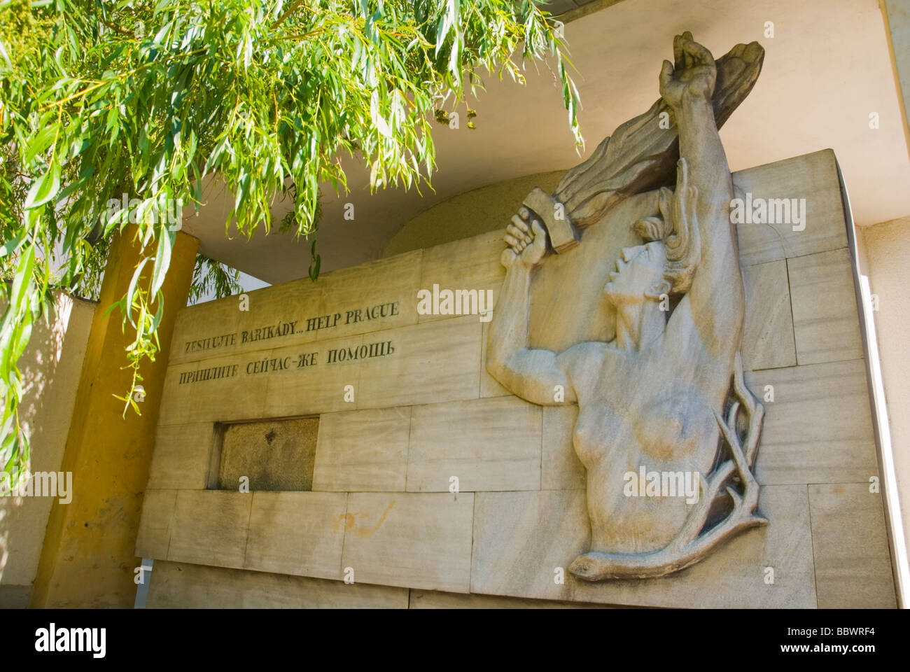Relief outside Husuv sbor the Hussite Church 1930s by Pavel Janak in ...