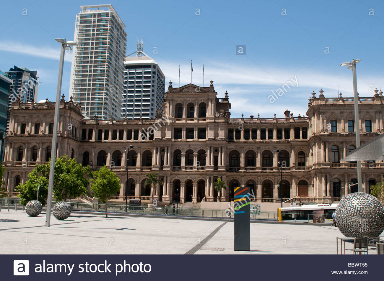 Old And New Architecture Brisbane Stock Photos & Old And New ...