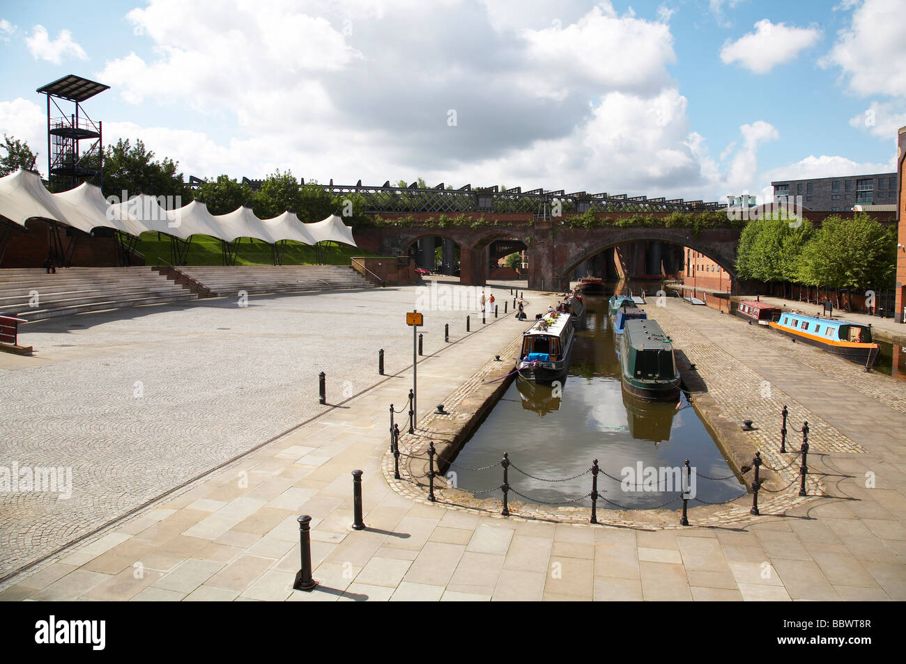 Castlefield arena castlefield manchester hi-res stock photography and ...